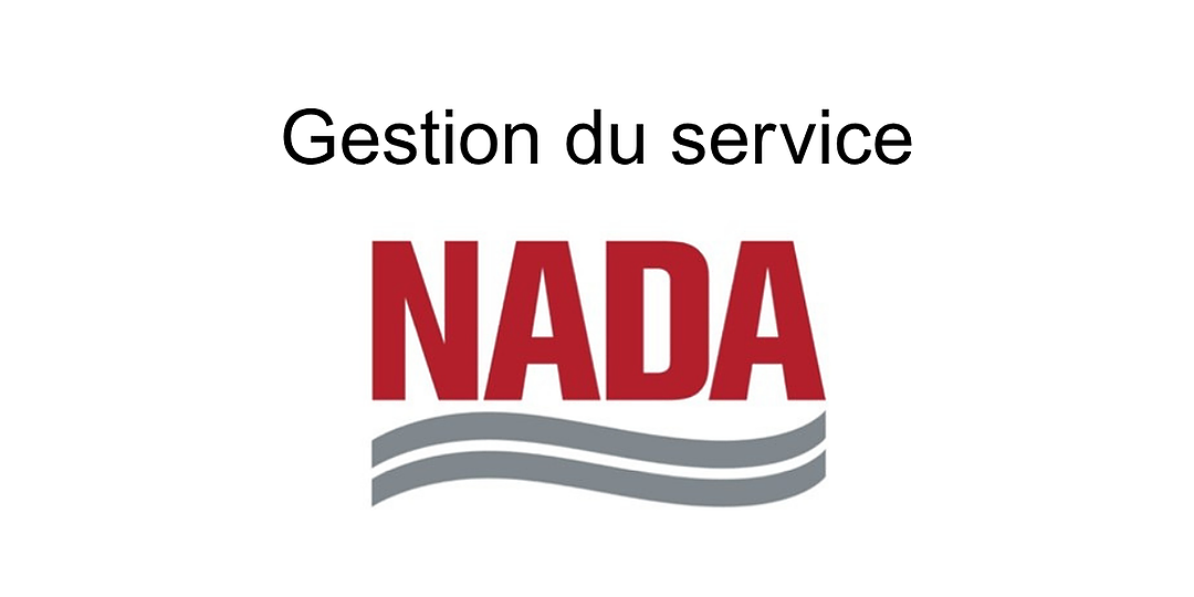 CCAM-NADA, gestion du service, 16 au 18 septembre 2025 (3 jours ...